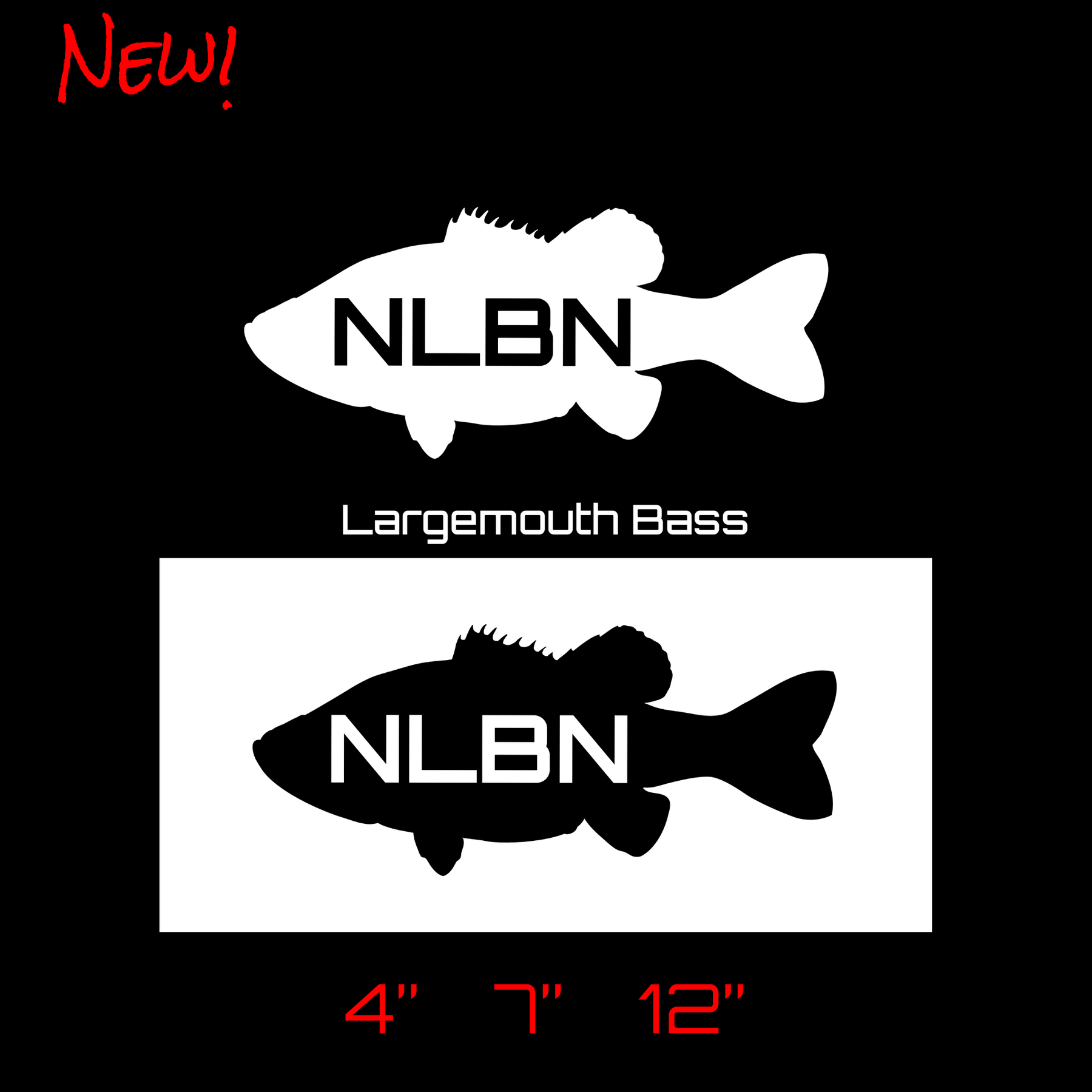 Premium fishing 30 lber NLBN Snook Decals - No Live Bait Needed $3.99
